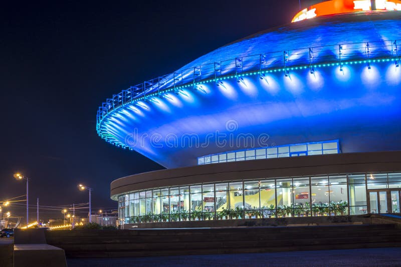 Circus building. Kazan editorial stock photo. Image of kremlin - 220787133