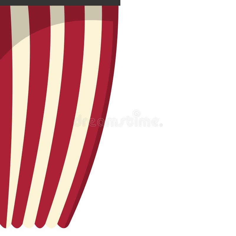 Circus Carnival Curtain Illustration Stock Vector - Illustration of ...