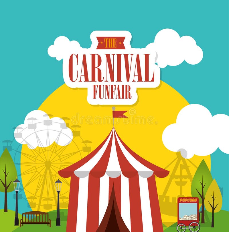 Circus Carnival Entertainment Stock Illustration - Illustration of ...