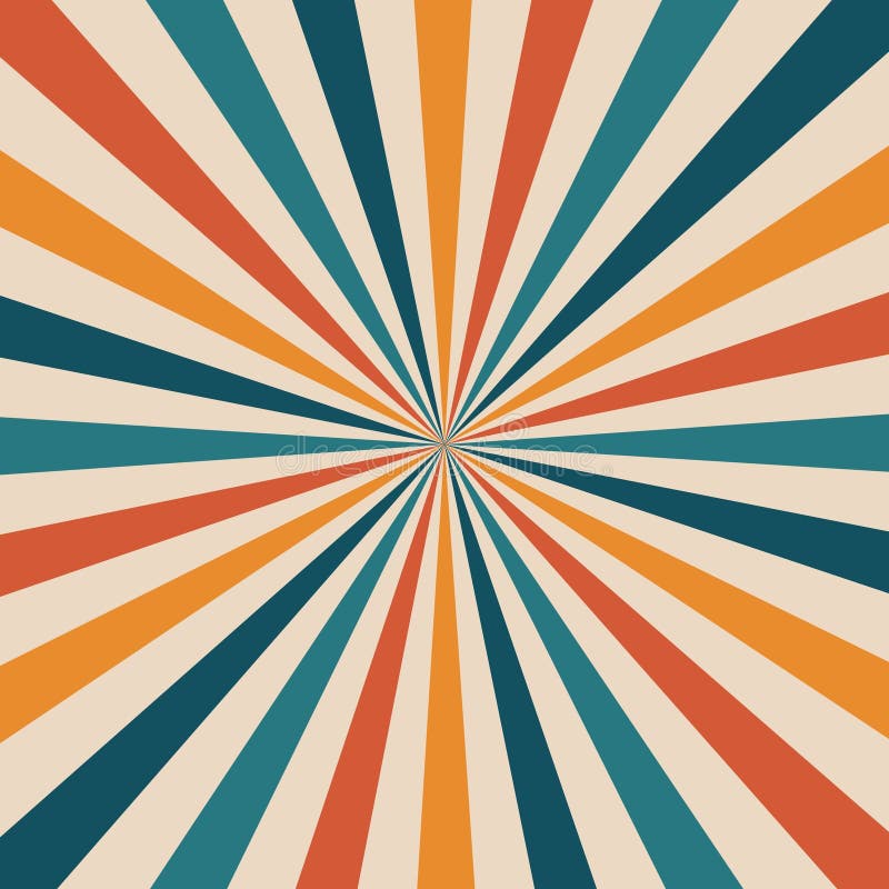 Circus and Carnival Retro Rays Vector Background Stock Illustration ...