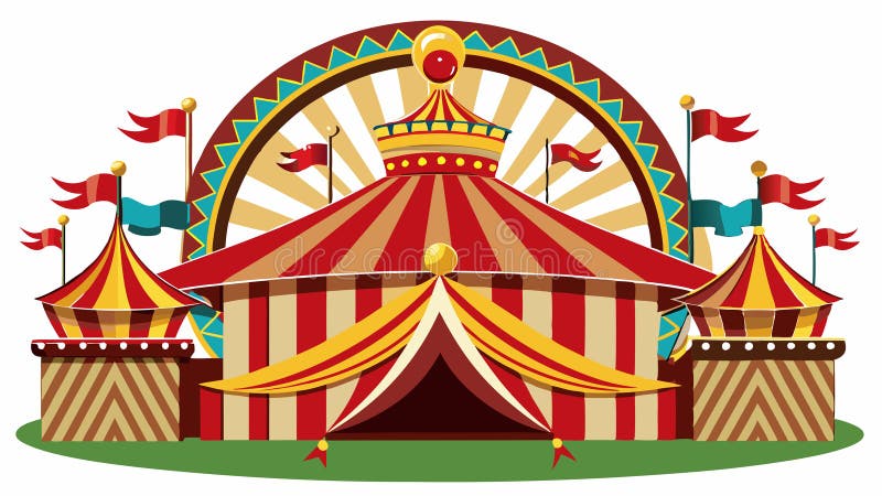 Circus carnival sign stock vector. Illustration of frame - 343355014