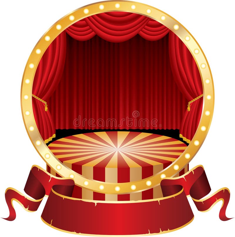 Circus circle stock vector. Illustration of fringe, exhibition - 23315268