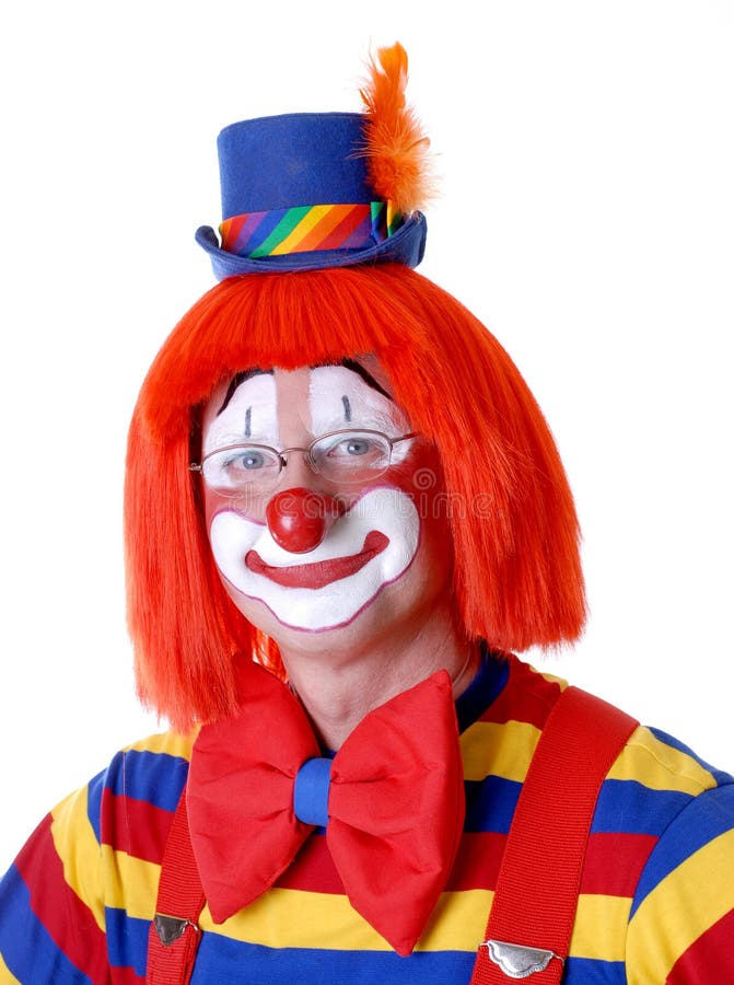 Circus Clown stock image. Image of clown, fair, feather - 1578023