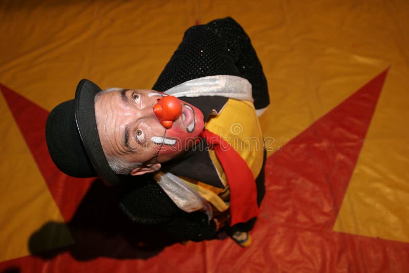 Circus clown stock image. Image of sitting, happy, magic - 7752305