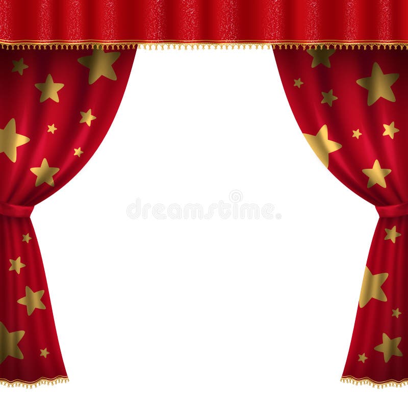 Circus curtain stock illustration. Illustration of decorate - 27837605
