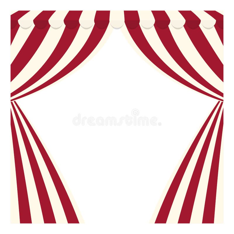 Circus curtain stock vector. Illustration of bulb, lamp - 16666515