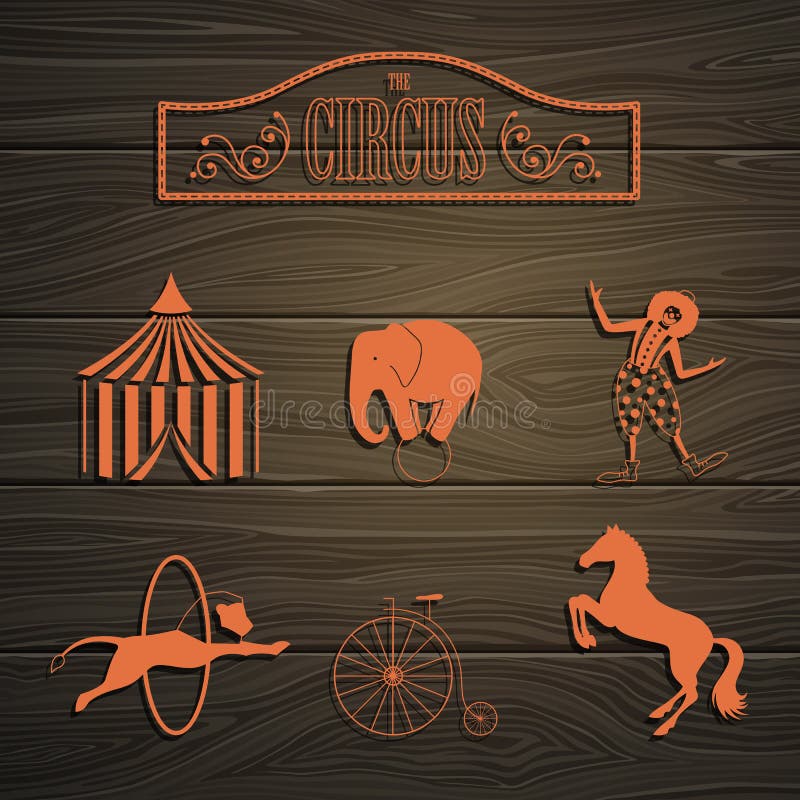 Circus design elements stock vector. Illustration of star - 42260888