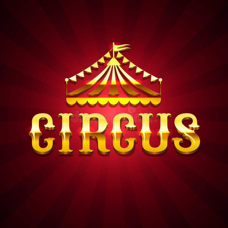 Circus, Carousel, Ferris Wheel. Amusement Park. Vector Illustration ...