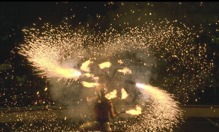 Circus Fire Show stock photo. Image of pyromania, performance - 260388