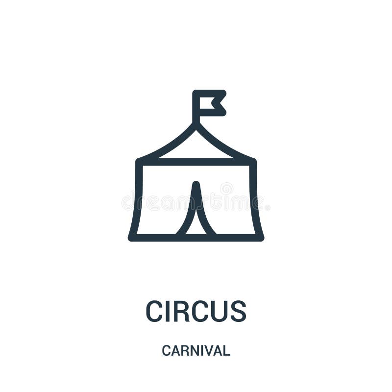 Circus Tent Icon Vector from Event Collection. Thin Line Circus Tent ... Circus Tent Icon Vector from Event Collection. Thin Line Circus Tent ...