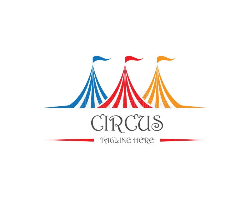Circus logo template stock vector. Illustration of line - 141506472