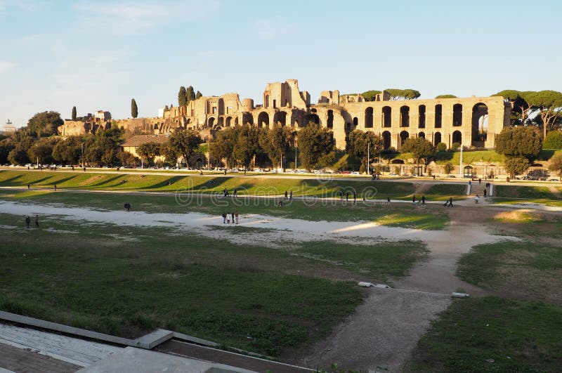 The Circus Maximus in Rome, Italy Editorial Stock Photo - Image of ...
