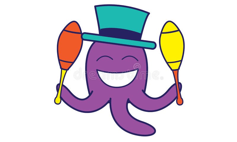 Octopus Juggling Stock Illustrations – 13 Octopus Juggling Stock ...
