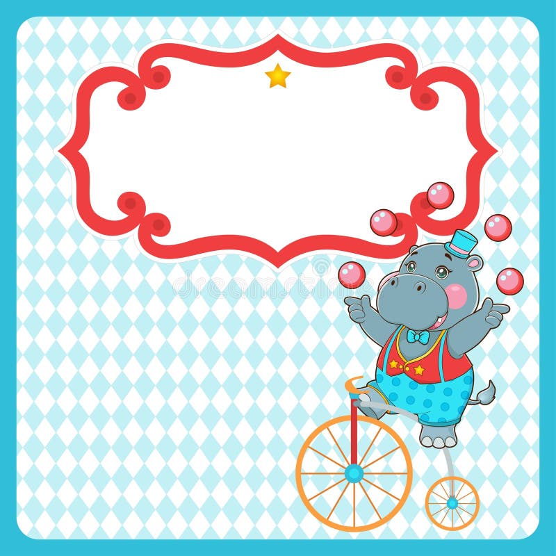 Hippo Tightrope Walker Stock Illustrations – 1 Hippo Tightrope Walker ...