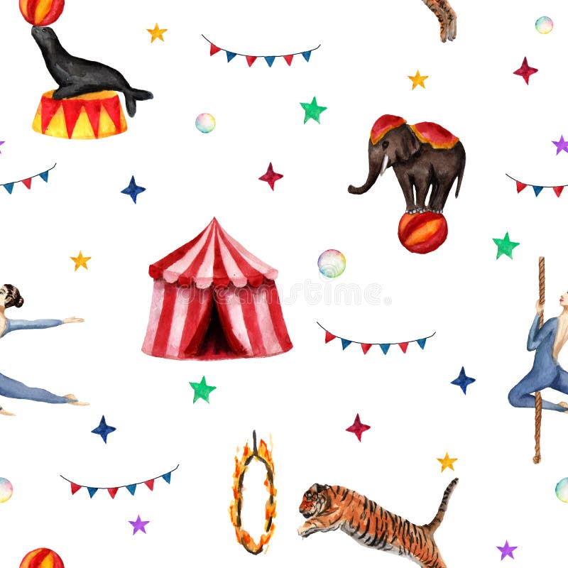 Circus Acrobat Watercolor Stock Illustrations – 105 Circus Acrobat ...