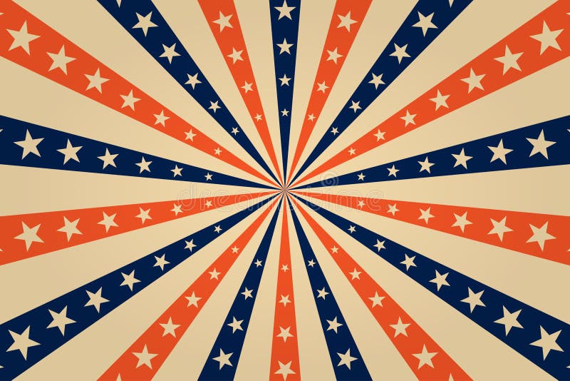 Circus Pattern with Rays and Stars. Cirsus Banner for Show, Fair Stock ...