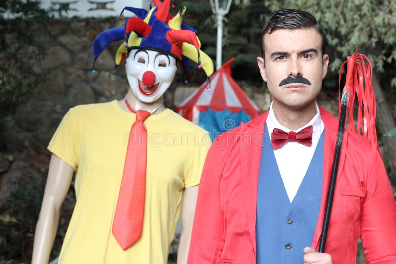 Circus Performers Giving a Show Stock Image - Image of entertainer ...