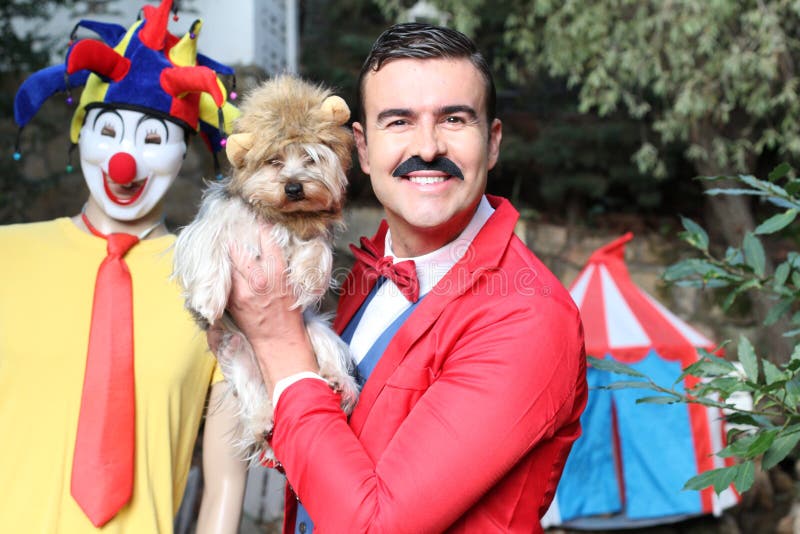 Circus Performers Giving a Show Stock Image - Image of exhibition ...