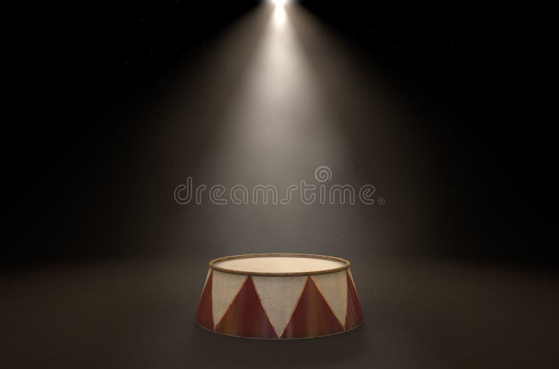 Circus Ring and Podium stock photo. Image of classic - 75676516