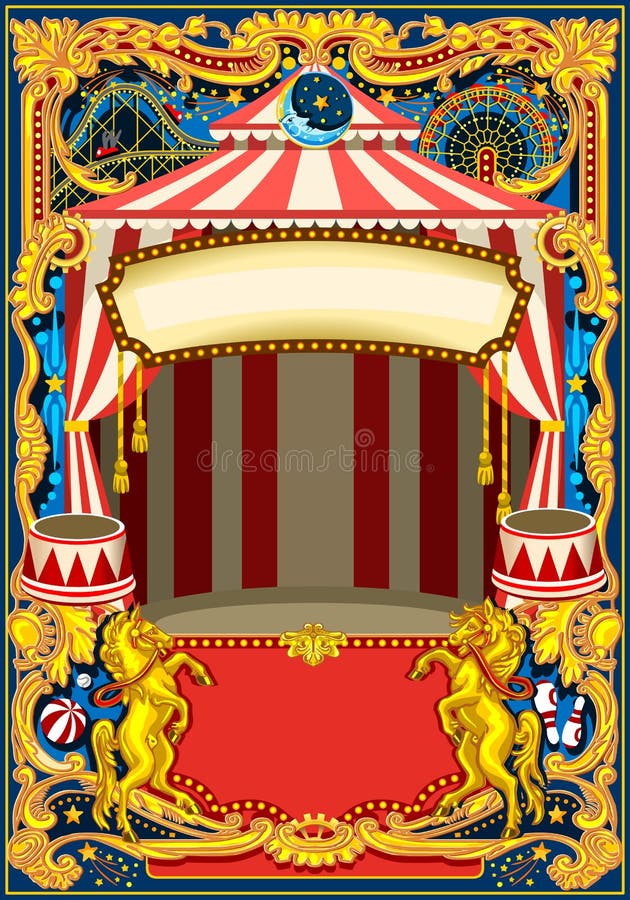 Circus Frame Stock Illustrations – 13,881 Circus Frame Stock ...