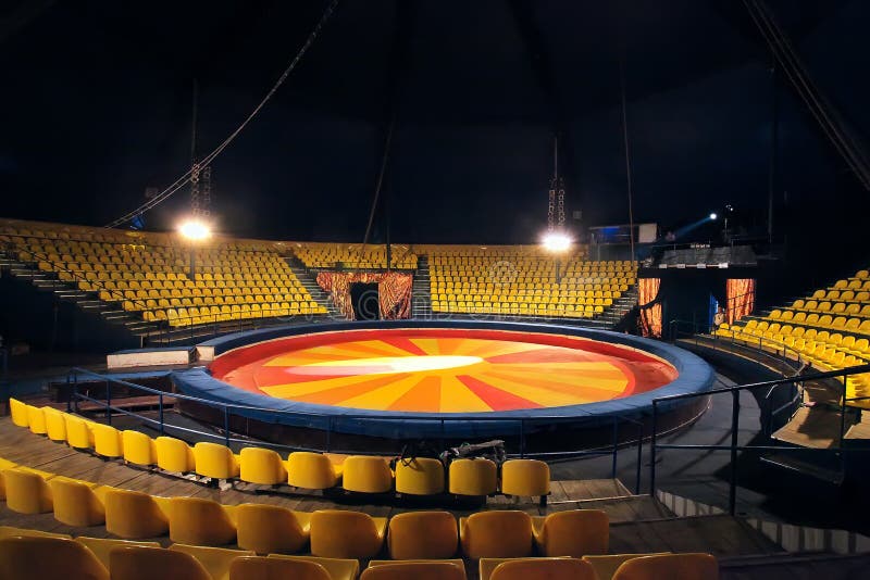 Circus Ring and Chairs for People Stock Photo - Image of chair, ring ...