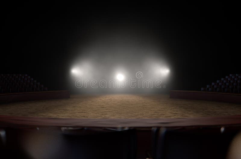 Circus Ring and Podium stock photo. Image of classic - 75676516