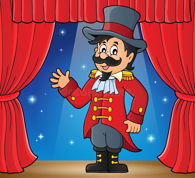 Circus Ringmaster Cartoon