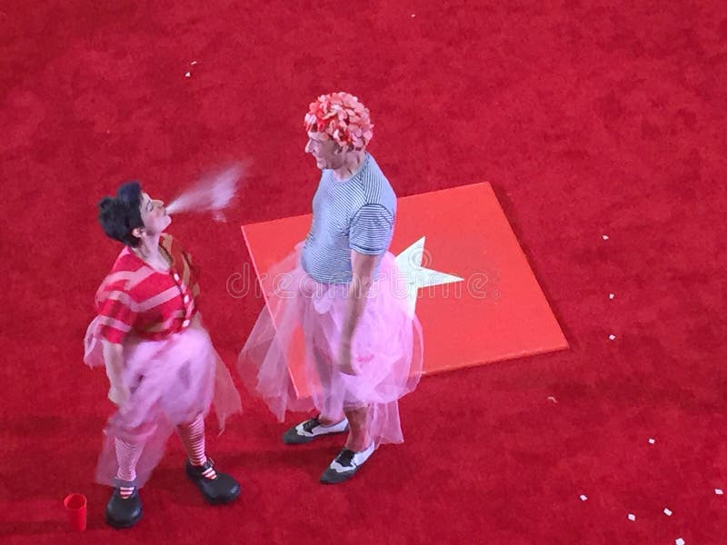 Circus show in a red ring editorial photo. Image of spectator - 82727891