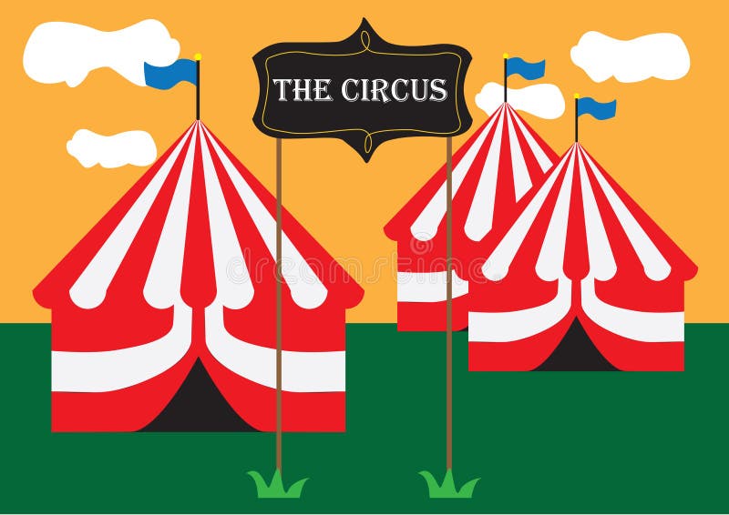 Circus Signboard. Vector Illustration Decorative Design Stock Vector ...