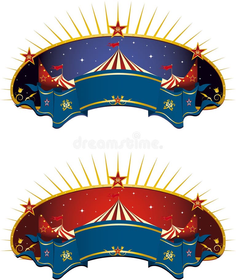 Circus Banner Stock Illustrations – 21,930 Circus Banner Stock ...