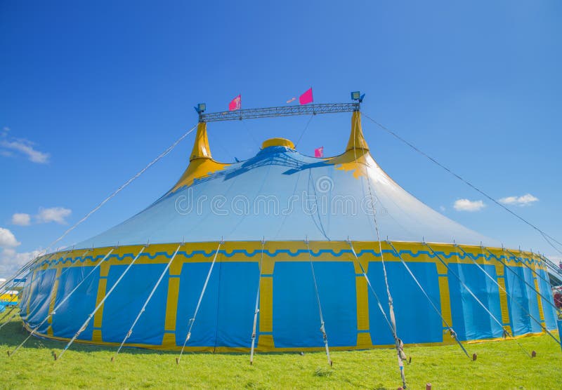 Circus tent stock photo. Image of circus, party, fence - 43838206