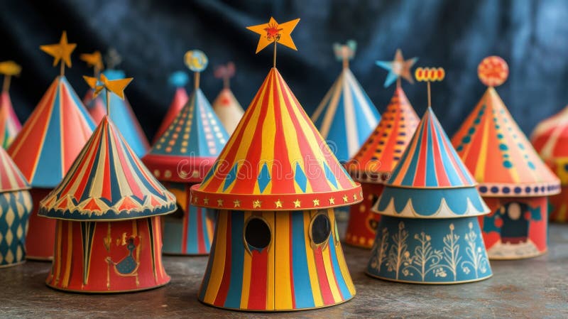 Circus Tent Decorations, a Delightful Array of Colorful Circus Tents ...