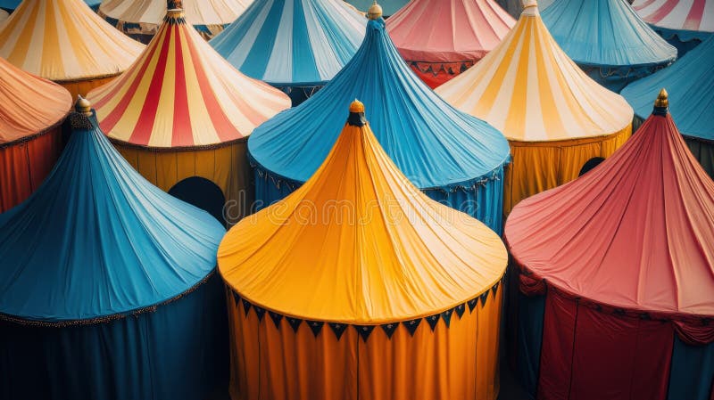 Circus Tent Decorations, a Delightful Array of Colorful Circus Tents ...