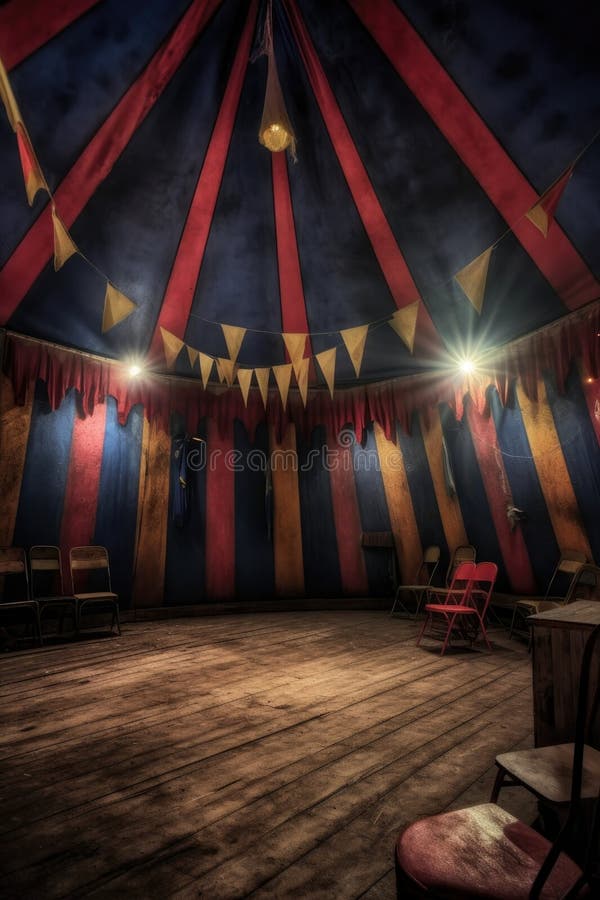 Circus Tent Inside Drawing