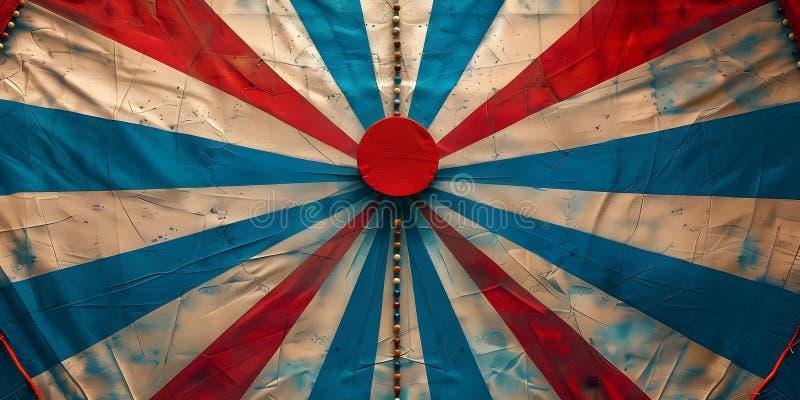 Circus-themed Promotions with a Color Scheme of White, Blue, and Red ...