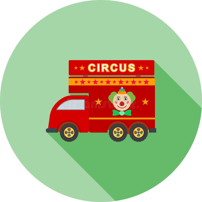 Circus Van stock vector. Illustration of entertainment - 80364096