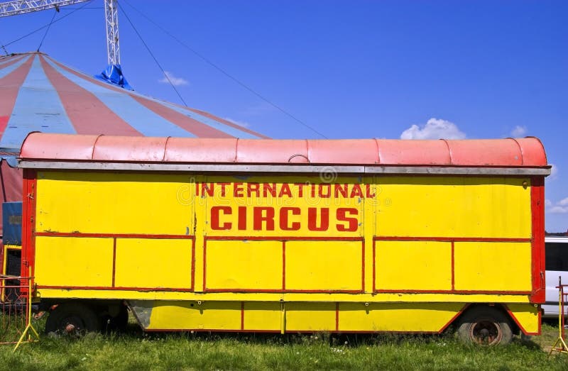 Circus wagon stock image. Image of travel, rusty, vintage - 5263265