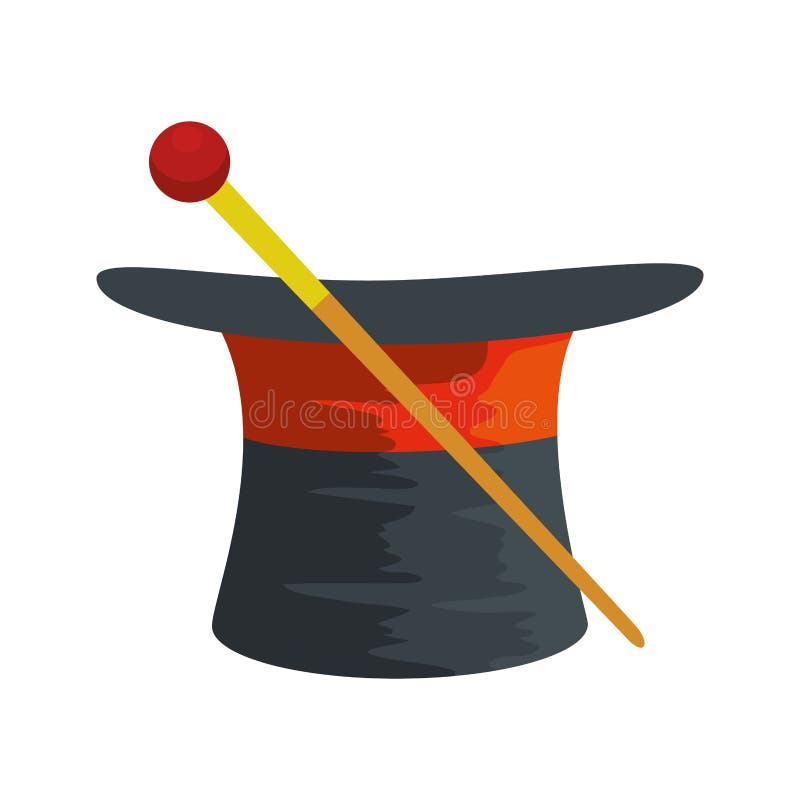 Circus Wizard Hat with Stars Stock Vector - Illustration of costume ...