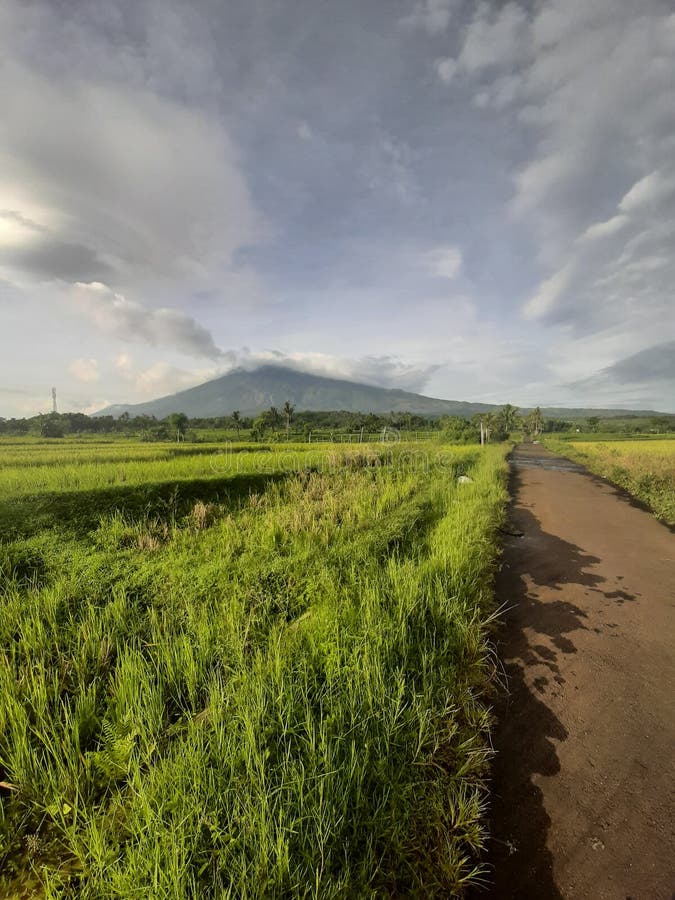 Ciremai Mount stock photo. Image of village, ciremai - 78351116