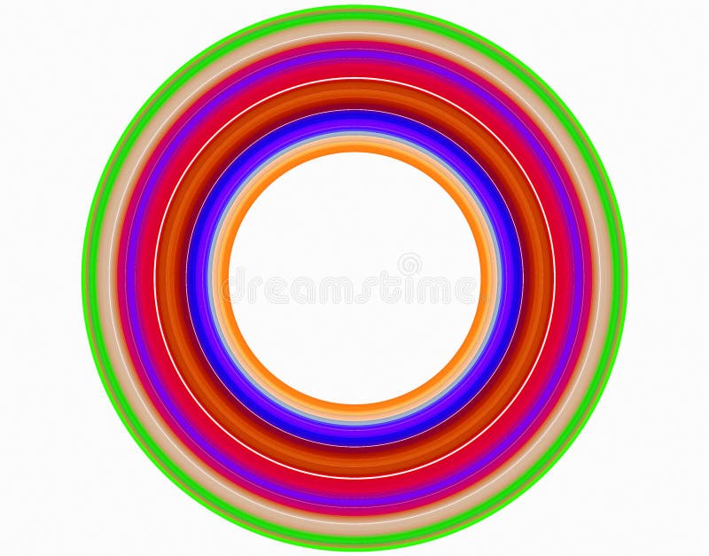 Cirkel stock illustrationer. Illustration av diagram, färgrikt - 5971207