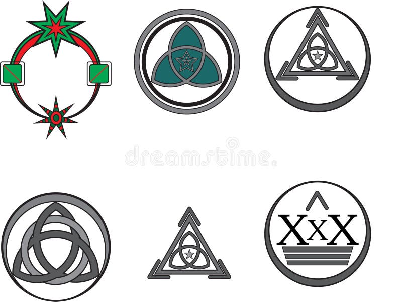 Cirkel Logo Design stock illustratie. Illustration of element - 69025956