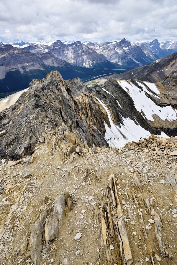 Cirque Peak Banff National Park Stock Photo - Image of area, extreme ...