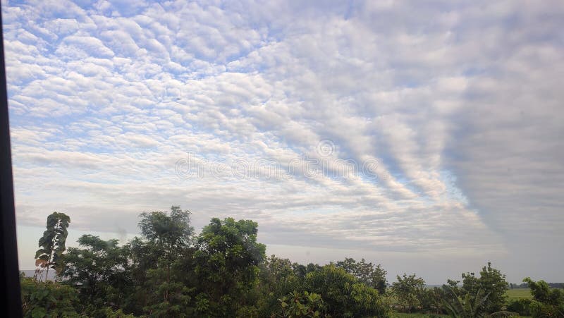 Cirrocumulus clouds stock image. Image of cirrocumulus - 284306765