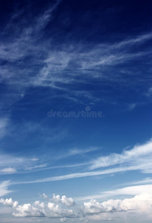 Cirrostratus and Stratocumulus Stock Photo - Image of cloudburst ...