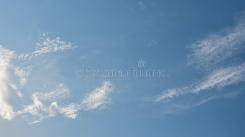 Cirrus Clouds a High Level Clouds Observed in the Sky Stock Image ...