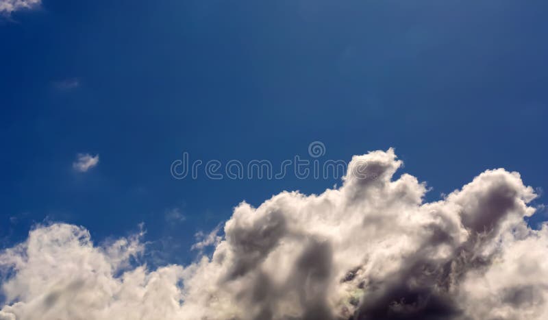 Clouds in Dramatic Blue Sky Stock Image - Image of cloudscape ...