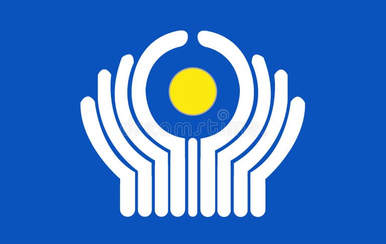 CIS flag stock vector. Illustration of blue, flag, dictator - 8495095