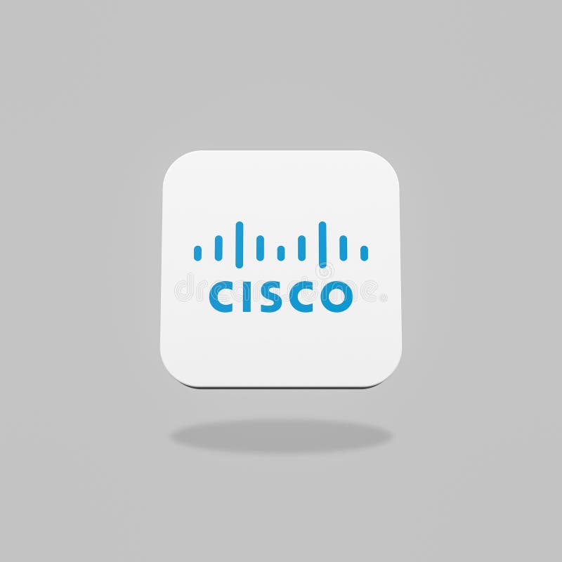 Cisco App Icon on Flat Gray Background Editorial Photography ...