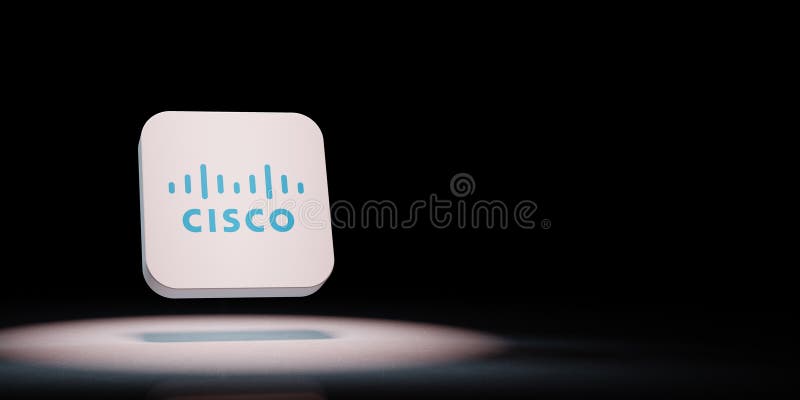 Cisco App Icon Spotlighted on Black Background Editorial Stock Image ...