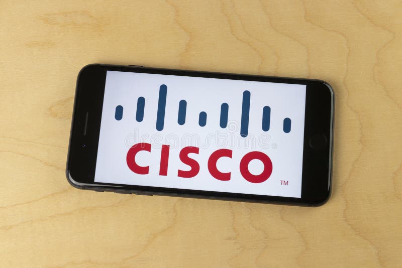 Cisco Systems Logo on a Smartphone. Cisco Systems is a Leader in ...
